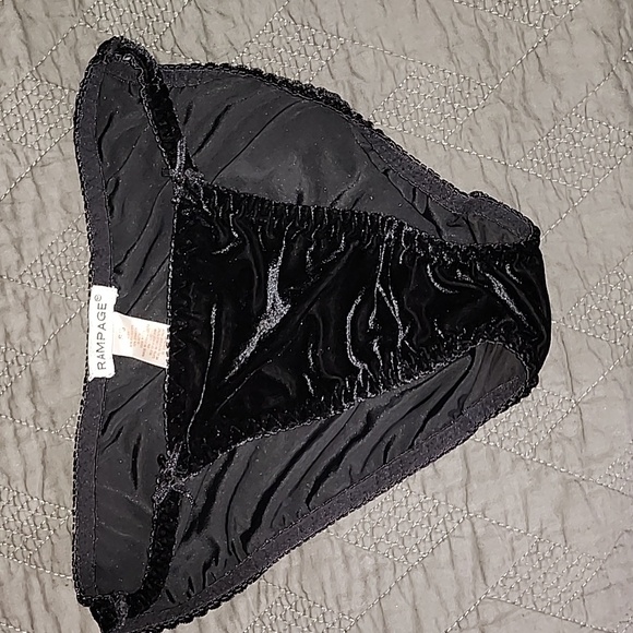 Rampage | Intimates & Sleepwear | Rampage Vintage Black Velvet Bikini ...